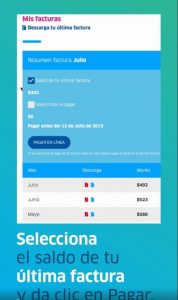 Pago en línea Engie Gas. Estado de cuenta y