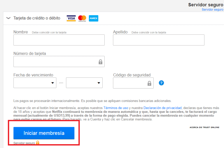 ¿Cómo pagar Netflix en línea? Paso a paso.