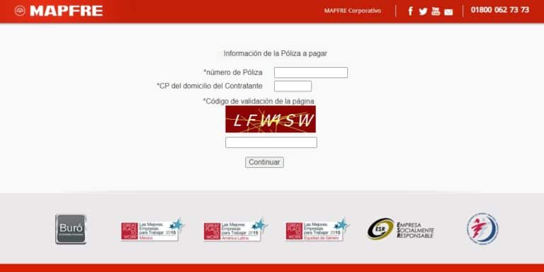 ¿Cómo realizar el pago en línea de Seguros Mapfre?