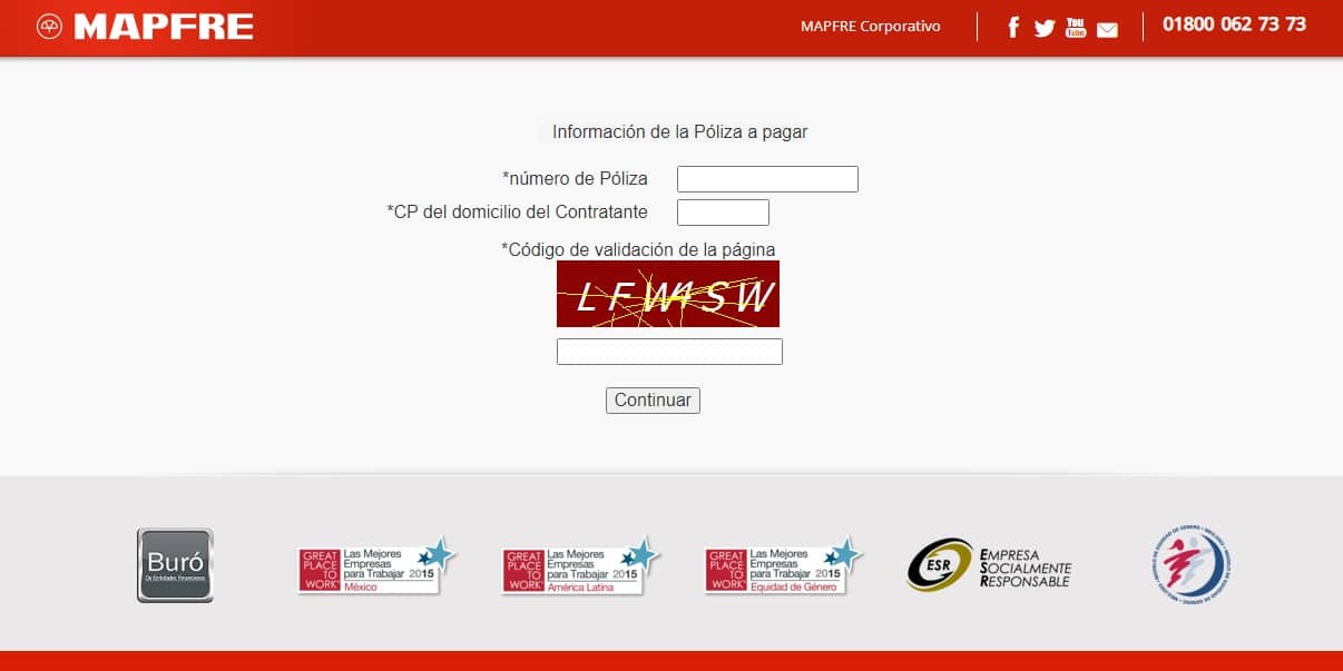 ¿Cómo realizar el pago en línea de Seguros Mapfre?